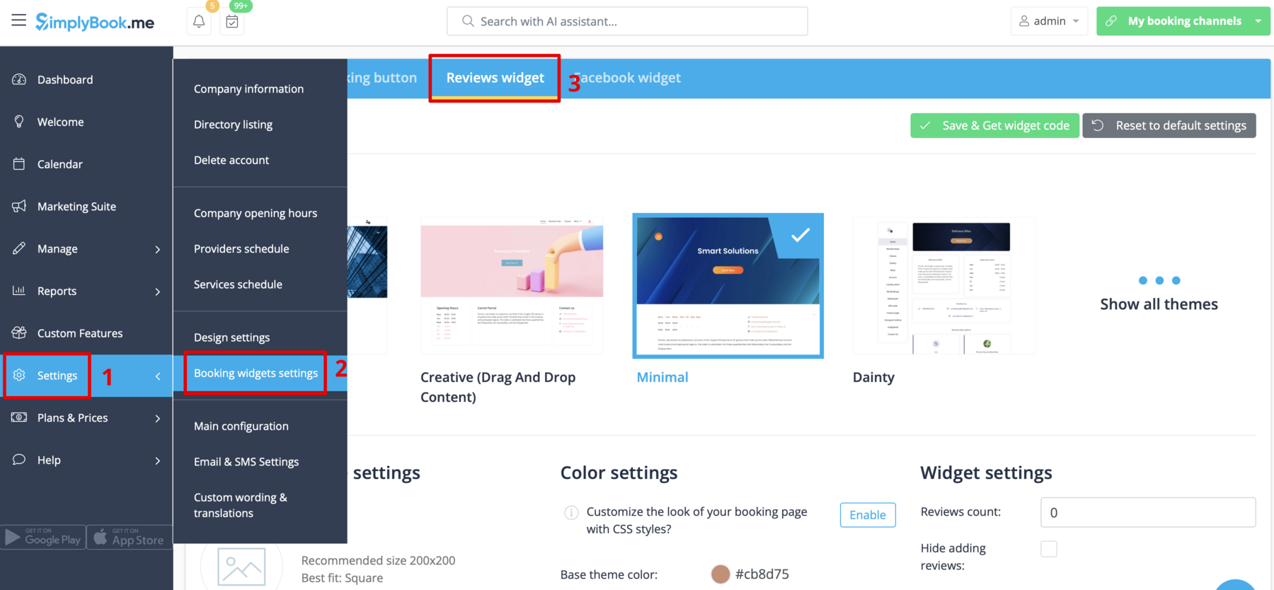 Widgets for your own website - Widgets for your own website - SimplyBook.me