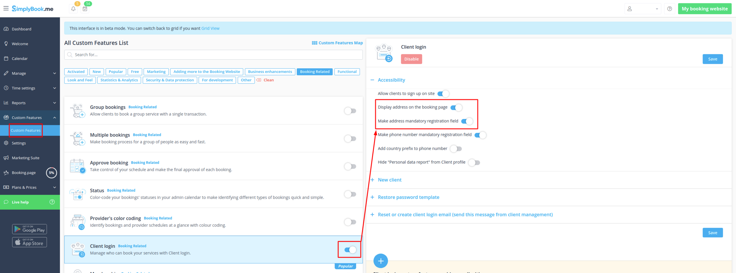 Accept payments custom feature - Accept Payments Custom Feature - SimplyBook.me