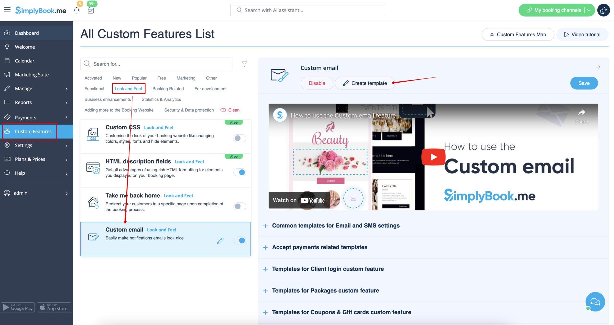 Adjusting notifications - Adjusting notifications - SimplyBook.me