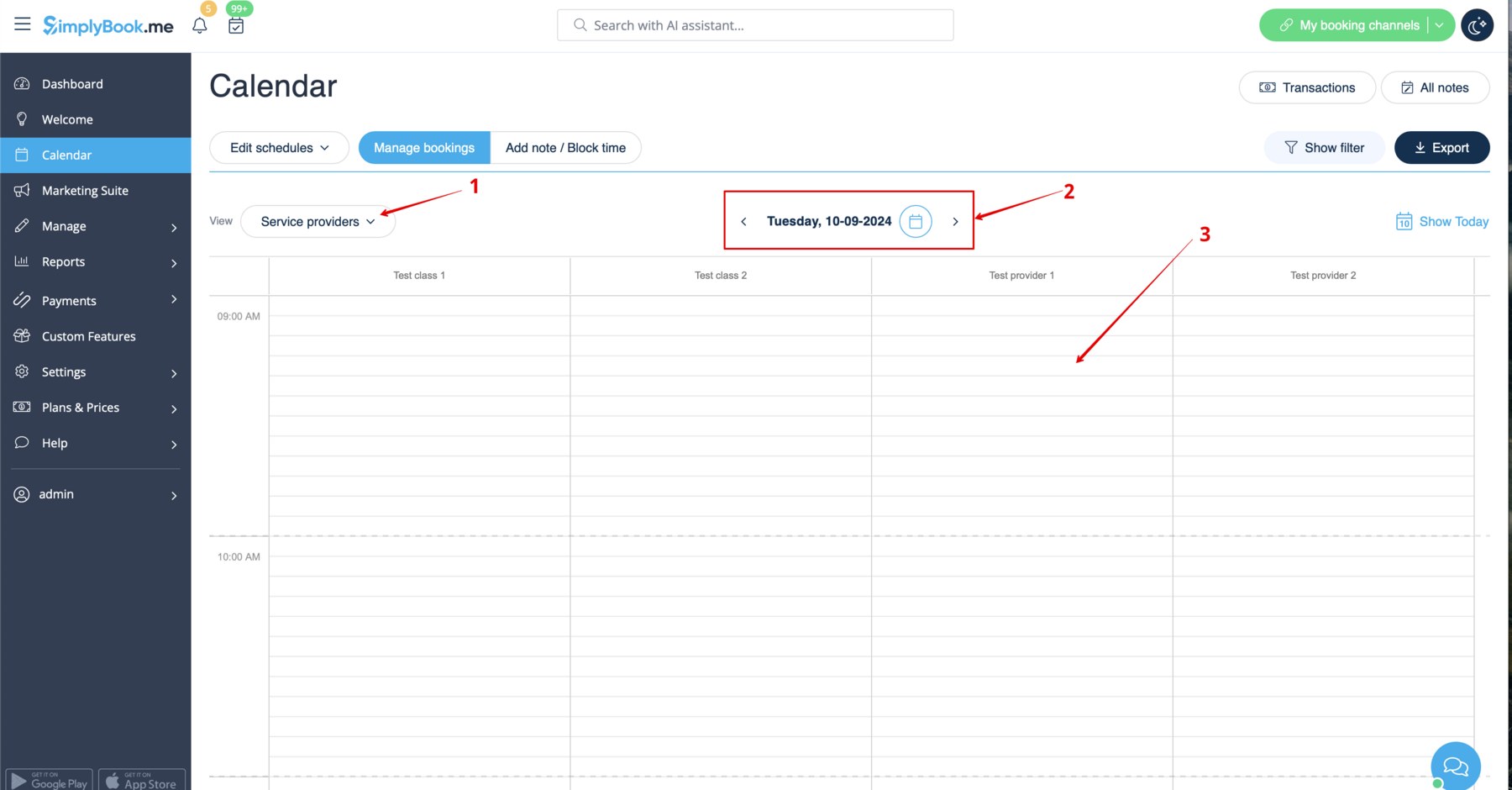 How to manage bookings - How to manage bookings - SimplyBook.me