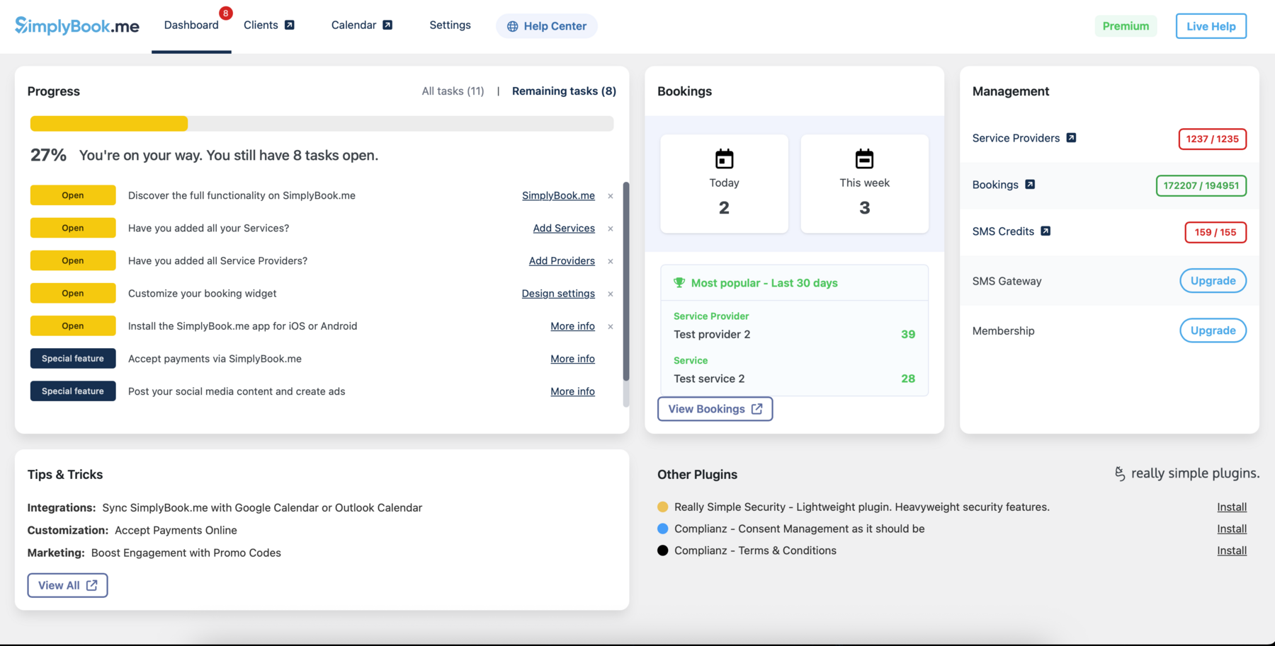 WordPress integration - WordPress plugin - SimplyBook.me