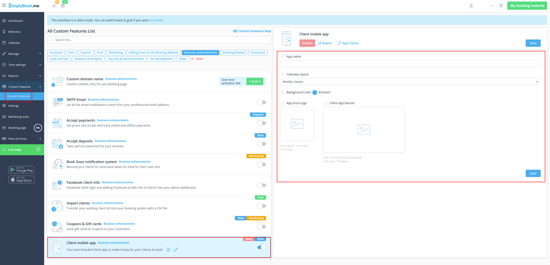 Client mobile app - Client mobile app - SimplyBook.me