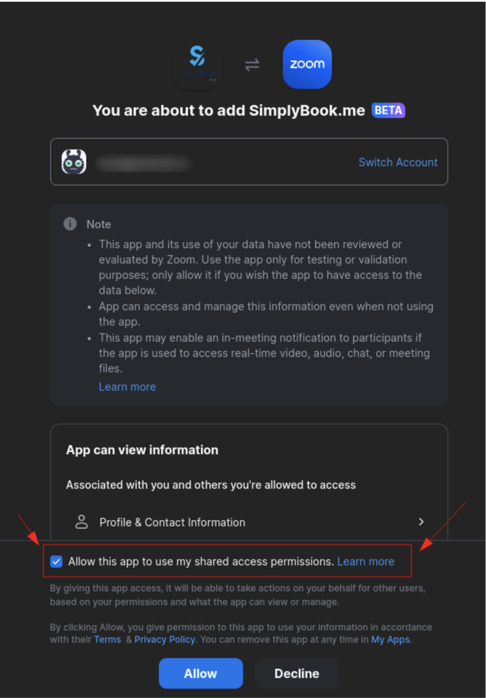 Online Video Meetings Custom Feature - Custom Features - SimplyBook.me