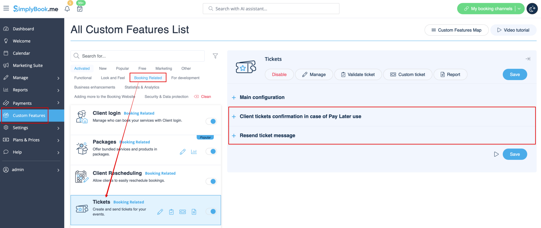 Adjusting notifications - Adjusting notifications - SimplyBook.me